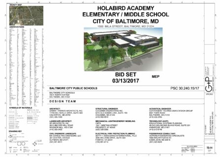 MEP - Holabird Bid Set Drawings | CAM Construction | Baltimore