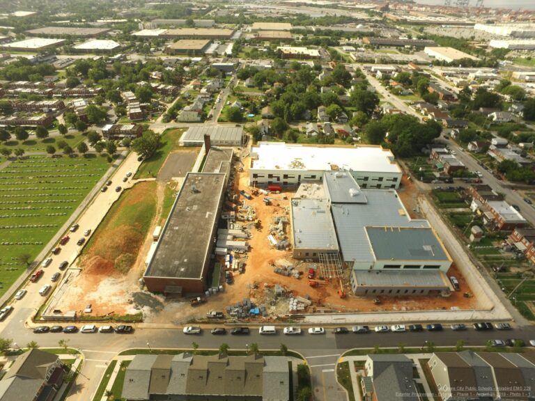Holabird Elementary Middle School - Drone Update - CAM Construction ...
