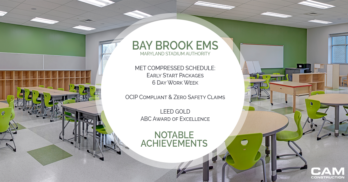 Bay Brook EMS - Graphic Case Study - CAM Construction | Baltimore